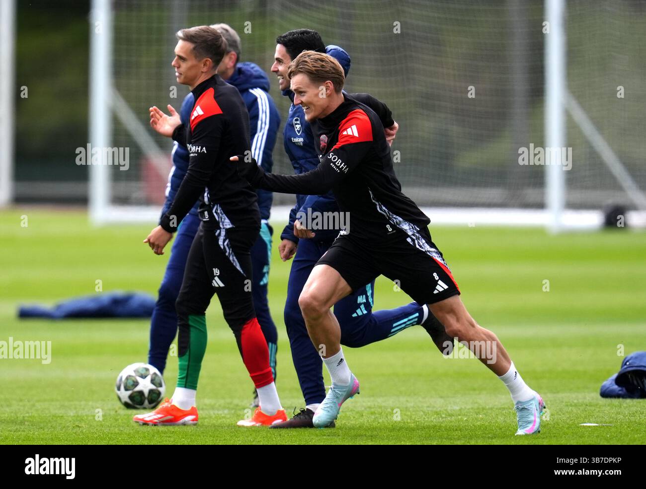 Arsenal's Martin Odegaard during a training session at the Sobha Realty ...