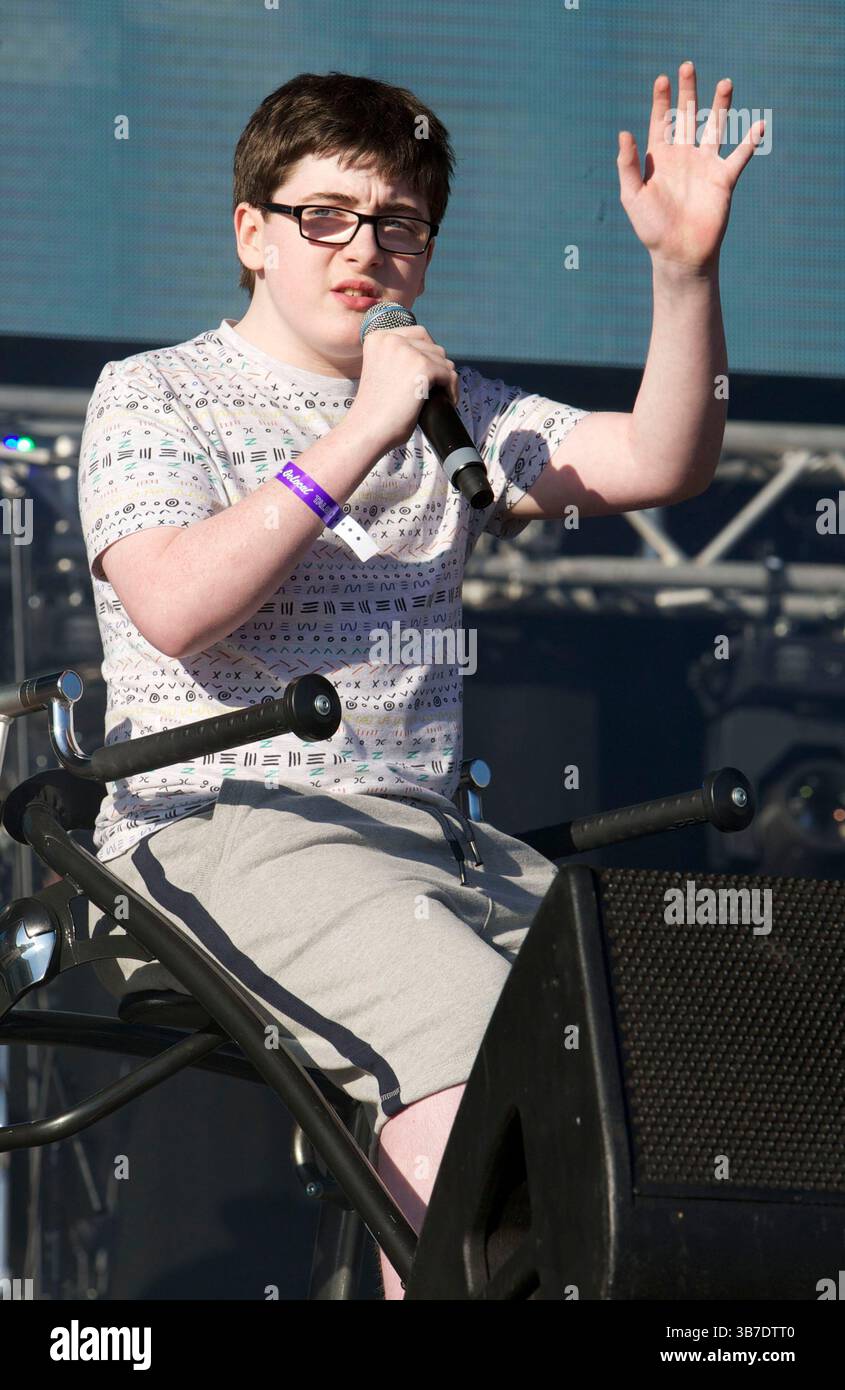 Jack Carroll at the Go Local concert at London's Queen Elizabeth Olmpic ...