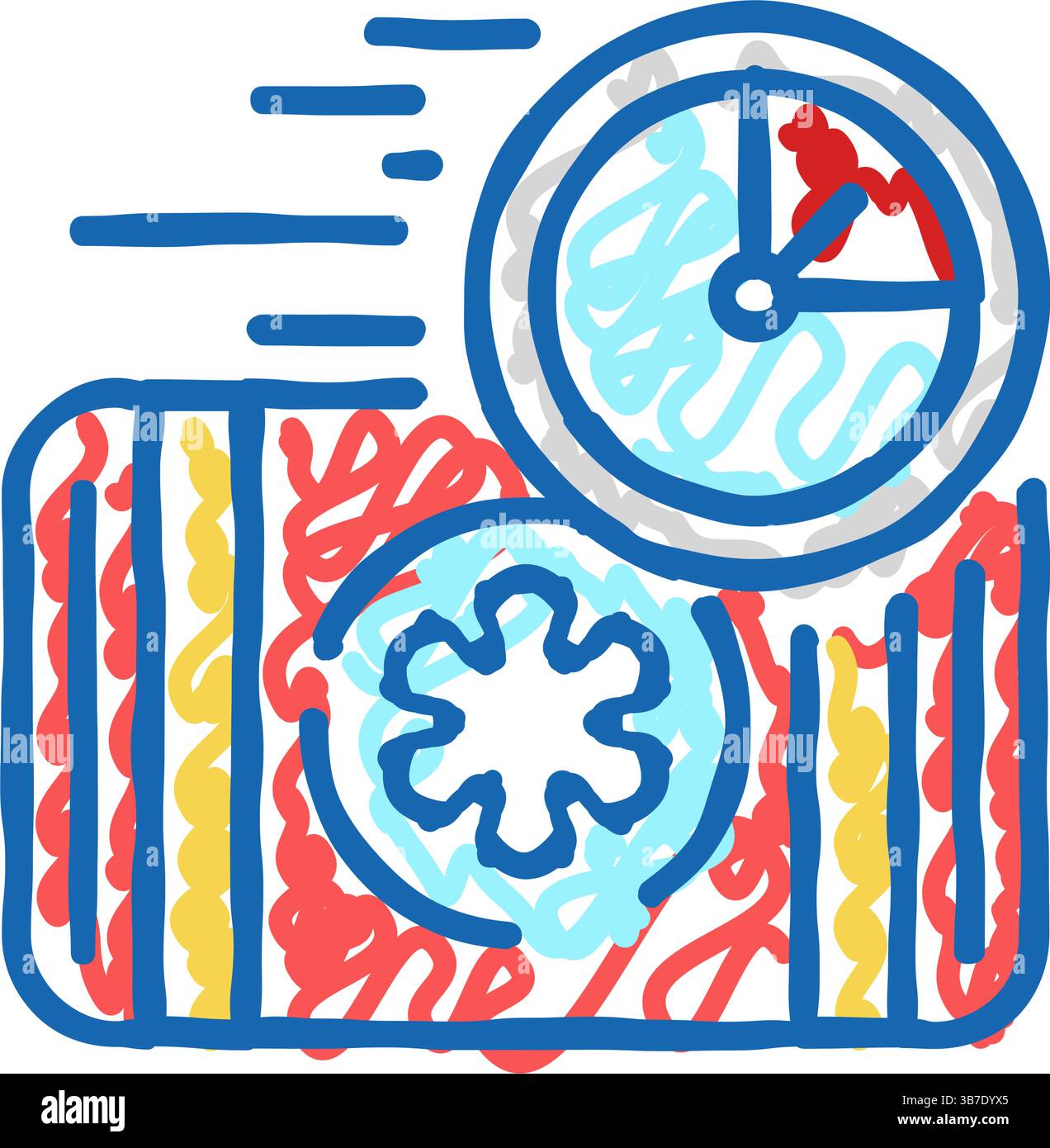 urgency help icon doodle illustration Stock Vector Image & Art - Alamy