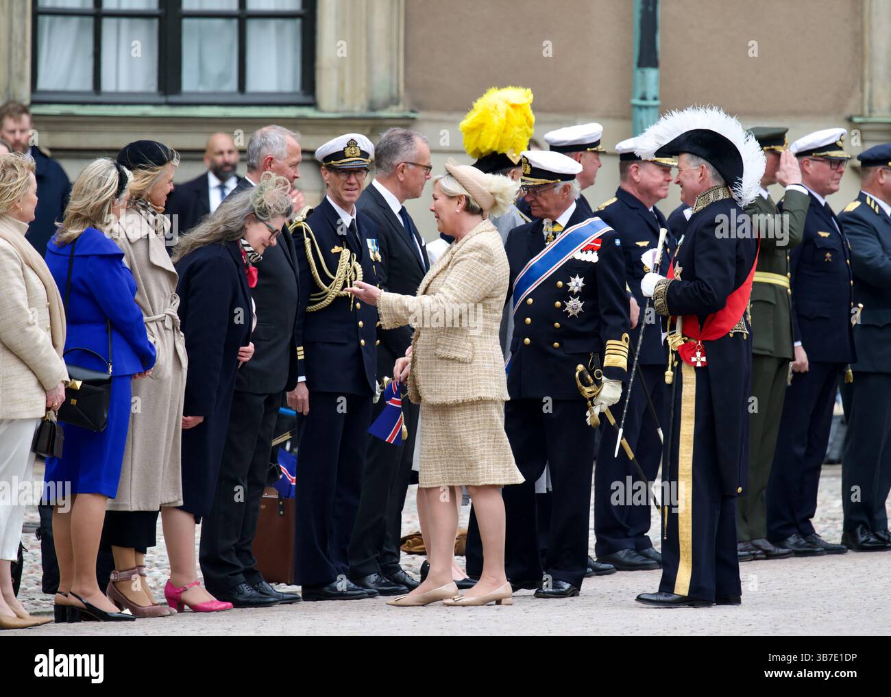 STOCKHOLM, SWEDEN - MAY 6, 2025: The President of Iceland visiting ...