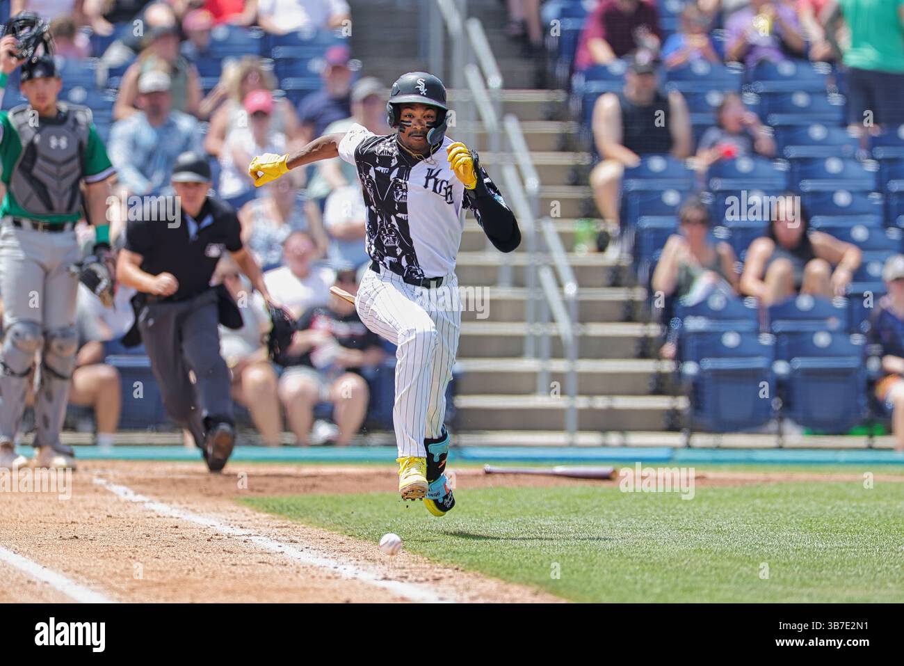 Kannapolis, NC: Kannapolis Cannon Ballers designated hitter George ...