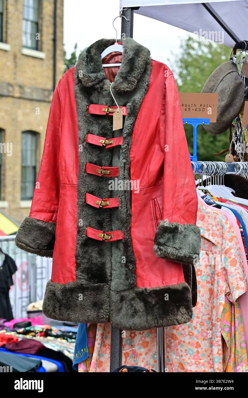 Afghan Vintage Coat at The Classic Car Boot Sale, Kings Cross, London ...