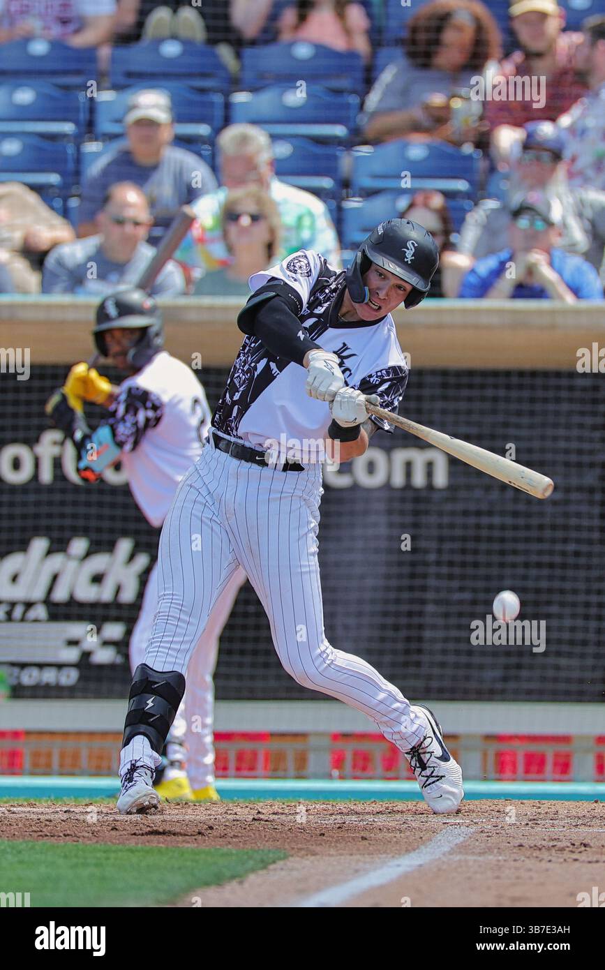 Kannapolis, NC: Kannapolis Cannon Ballers designated hitter George ...