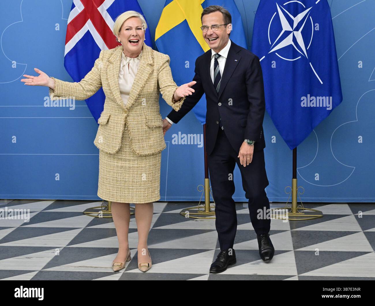Stockholm, Sweden. 06th May, 2025. President Halla Tómasdóttir is ...