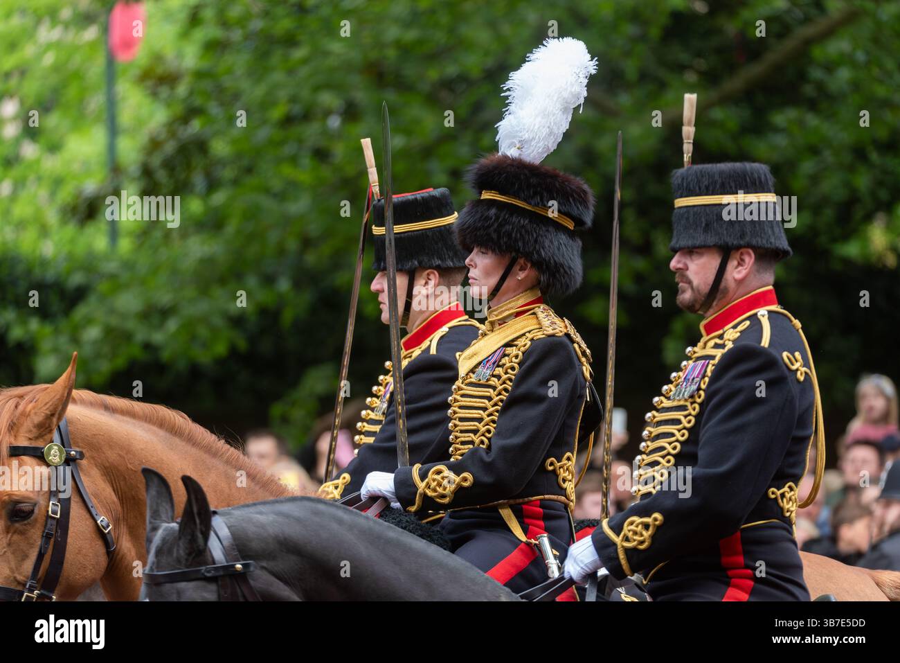 Kings Troop, Royal Horse Artillery at the VE Day 80th Anniversary event ...
