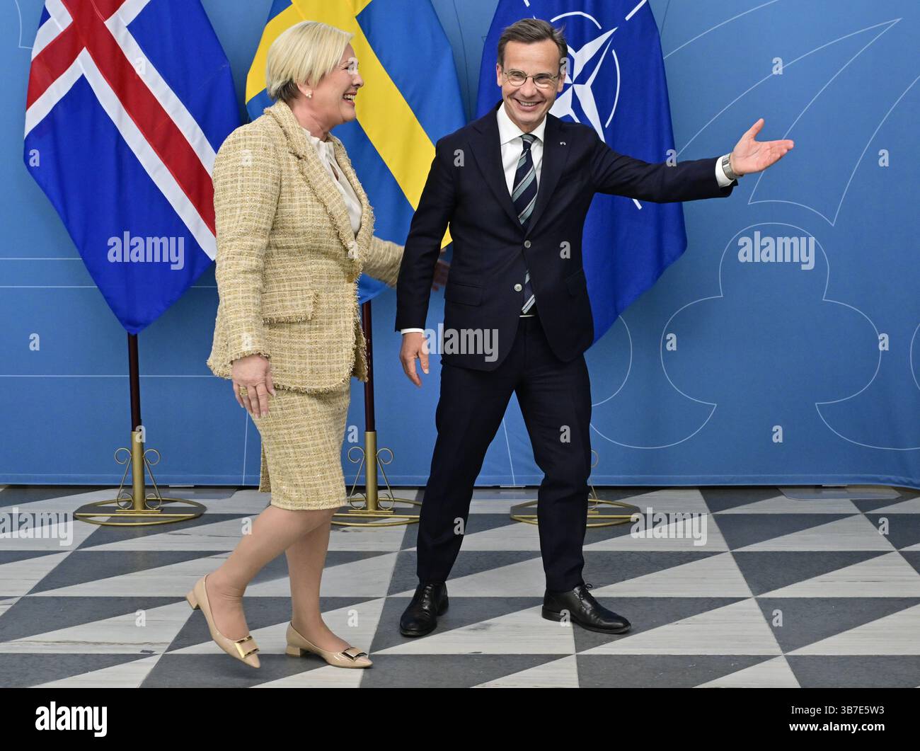 Stockholm, Sweden. 06th May, 2025. President Halla Tómasdóttir is ...