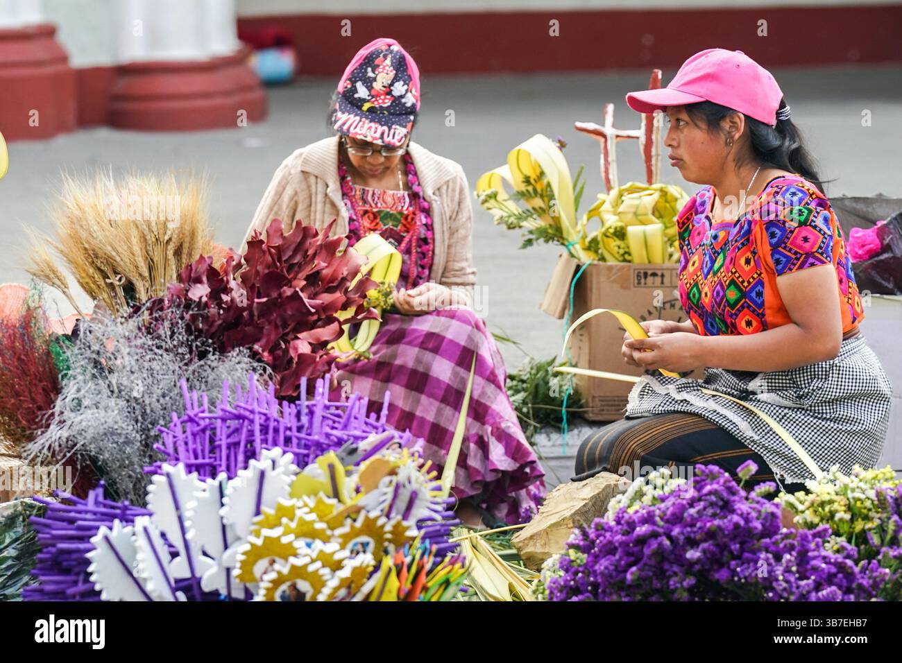 March 23, 2024, Antigua, Sc, Guatemala: Indigenous Mayan families make ...