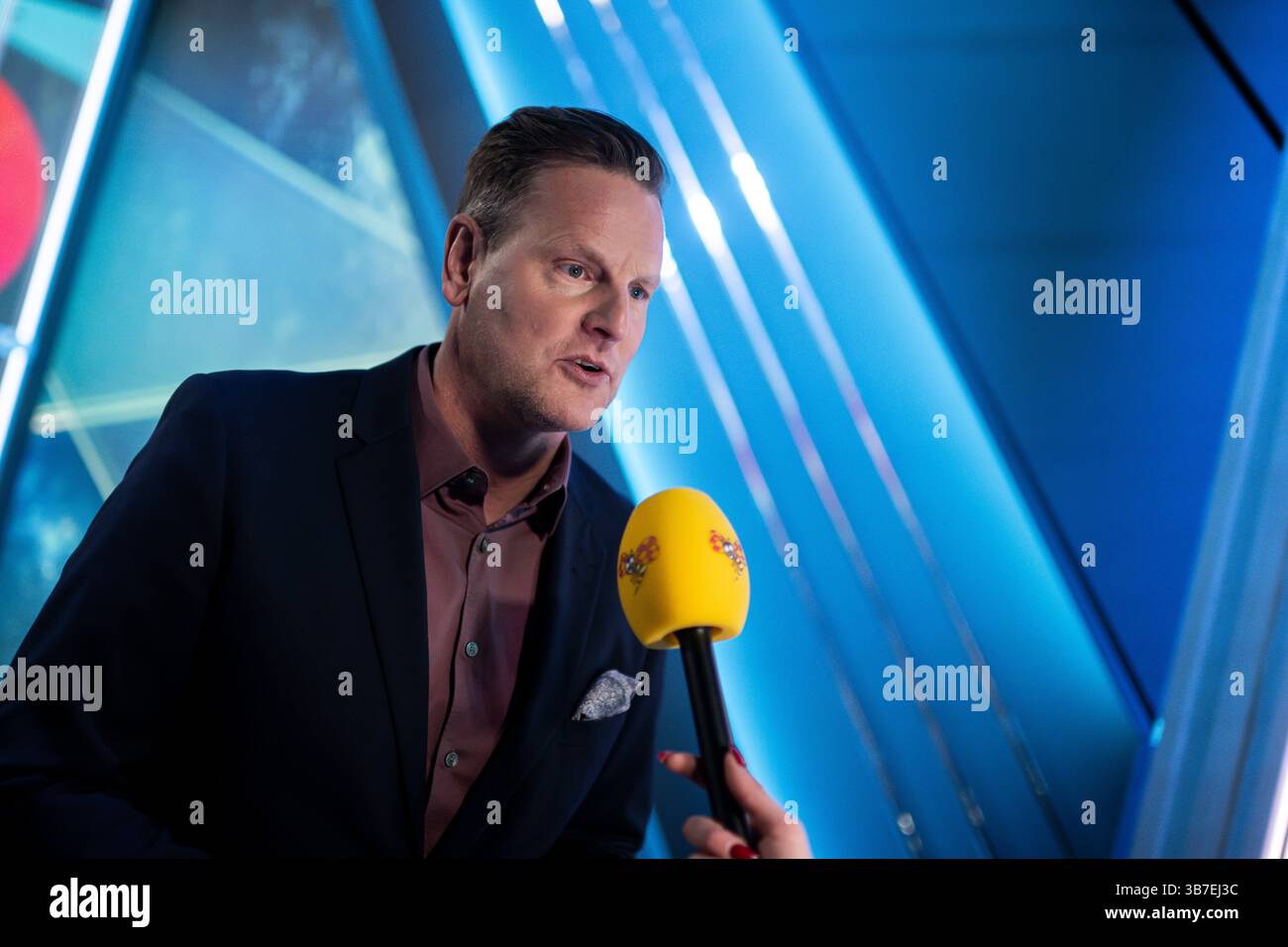 Stockholm, Sverige. 06th May, 2025. 250506 Niklas Jidhe under en ...