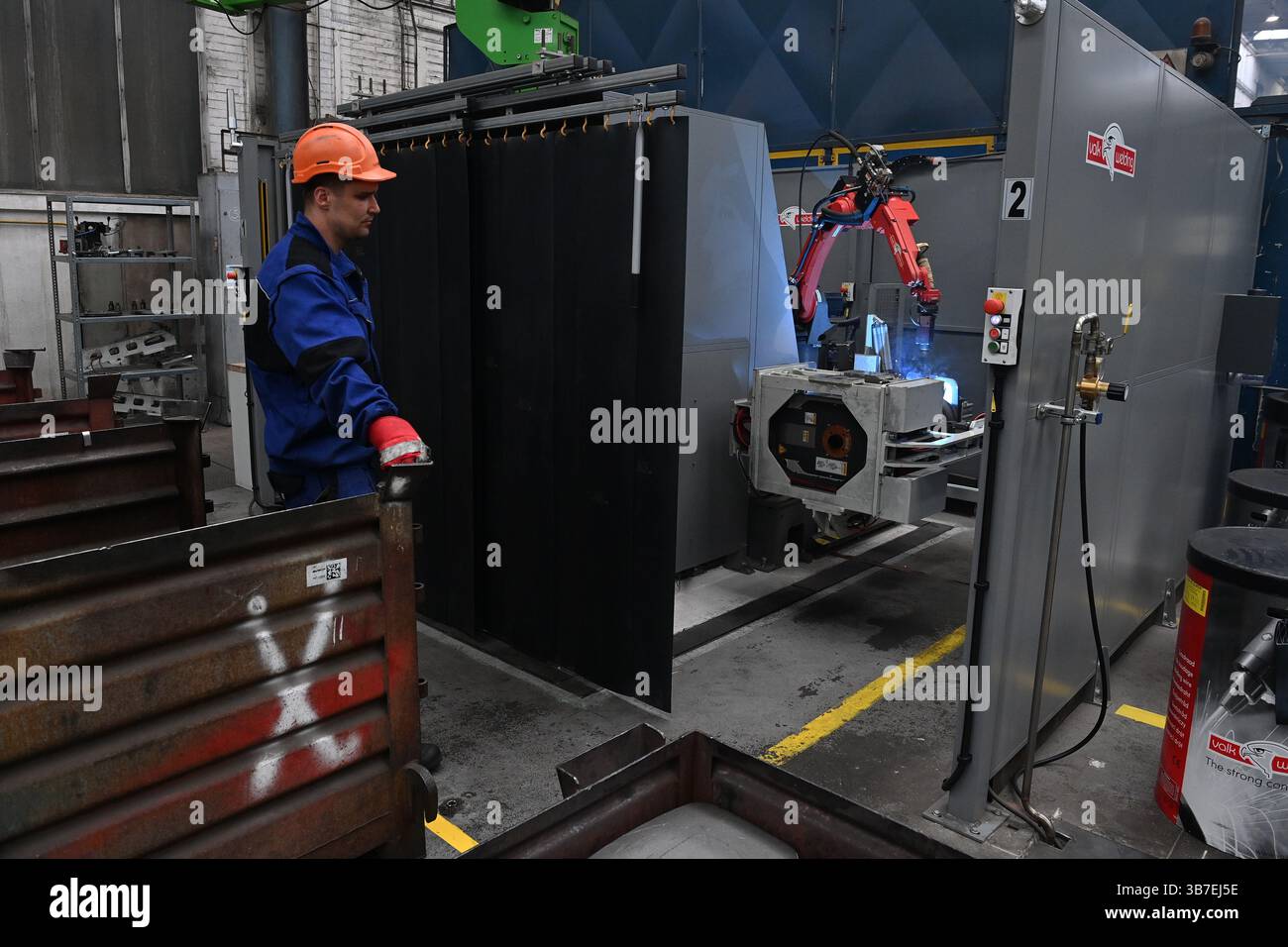 Ostrava, Czech Republic. 06th May, 2025. Launch of fully robotised ...