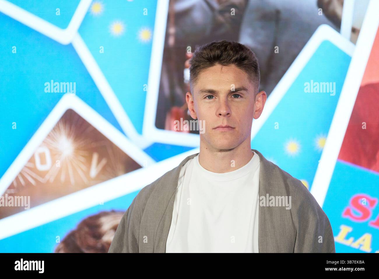 Patrick Criado attends 'La Cancion' Phocall at Espacio Movistar on May ...
