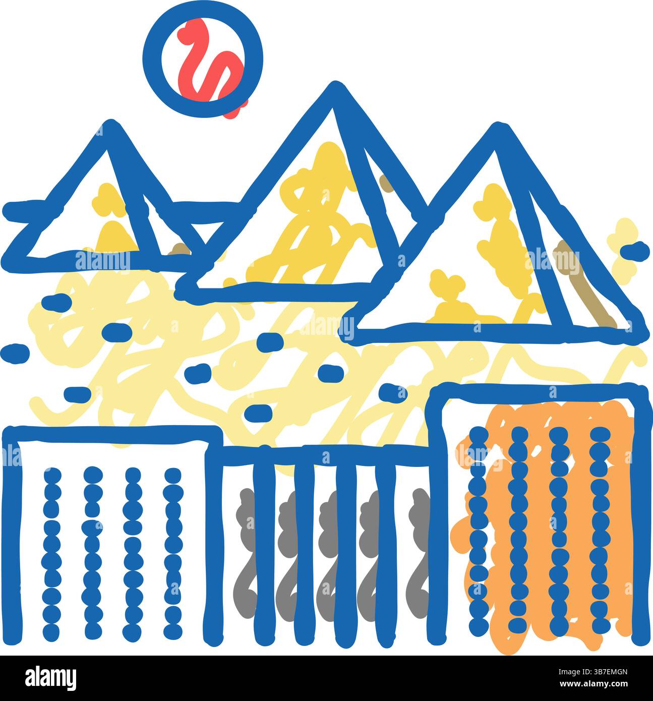 Cairo giza map Cut Out Stock Images & Pictures - Alamy