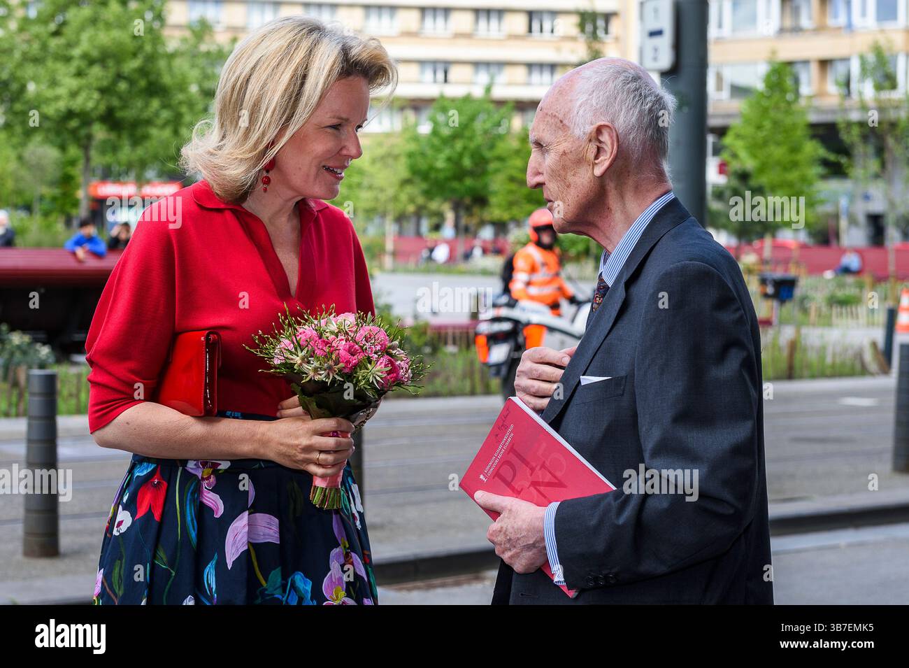 The Queen Mathilde attends a qualifying round of this year's Queen ...