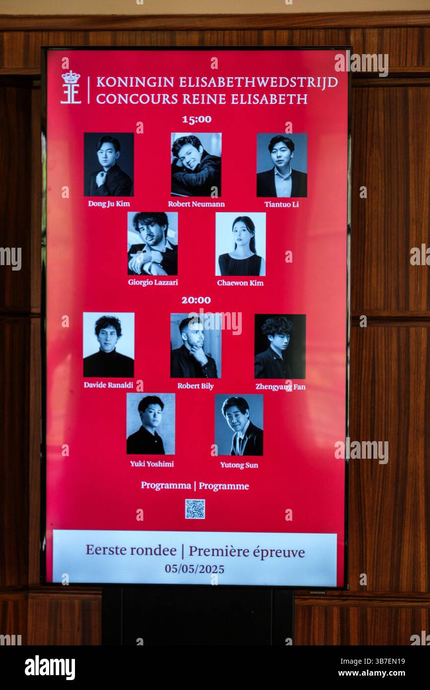 The Queen Mathilde attends a qualifying round of this year's Queen ...