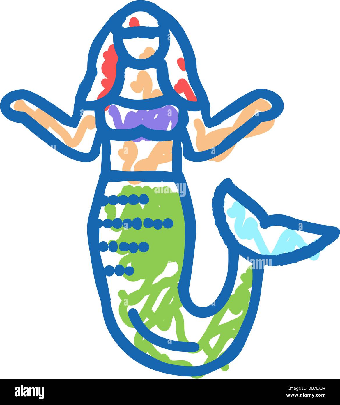 Queen mermaid Stock Vector Images - Alamy