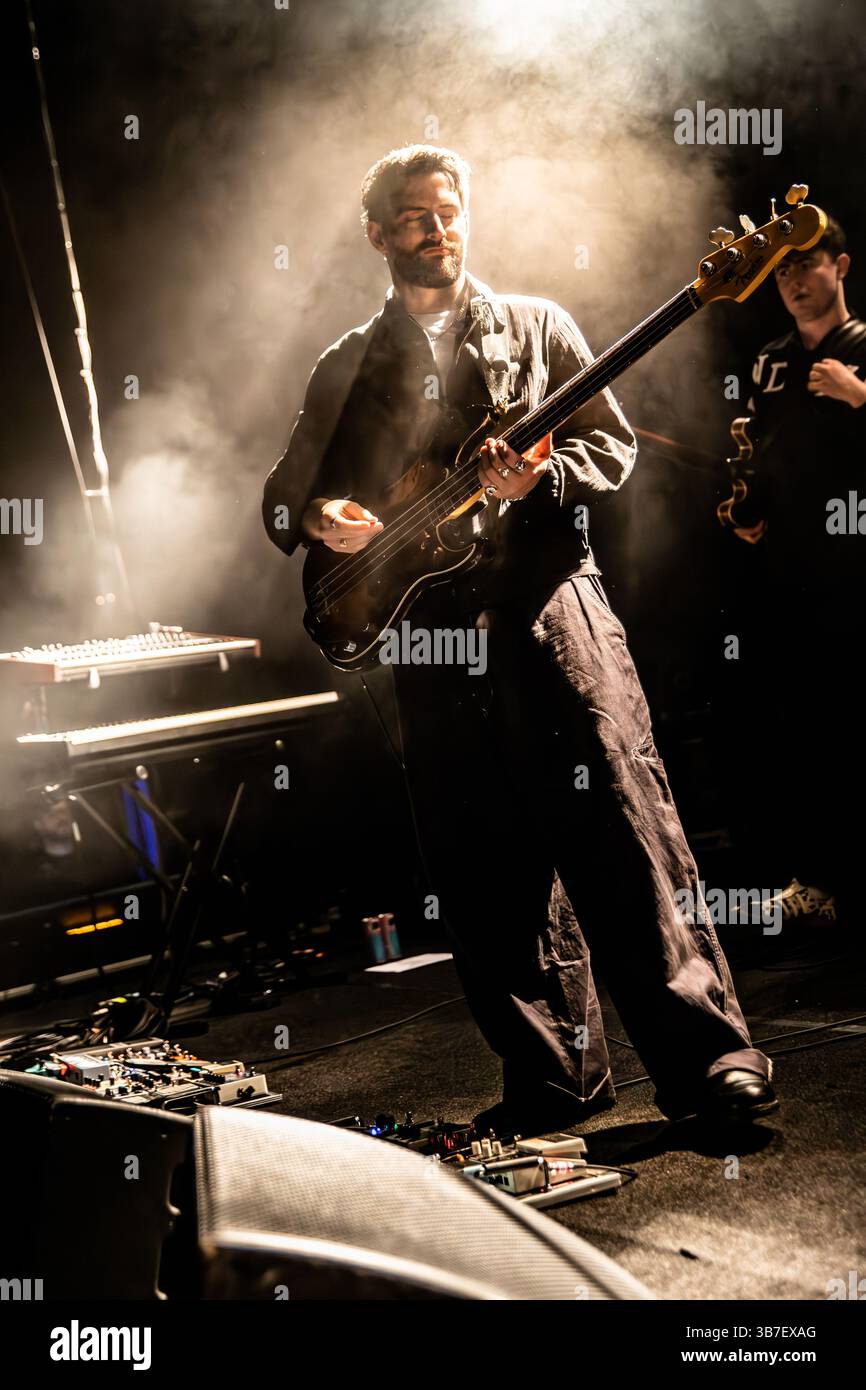 Milan, Italy. 05th May, 2025. The Irish band THE MURDER CAPITAL performs live on stage at ...