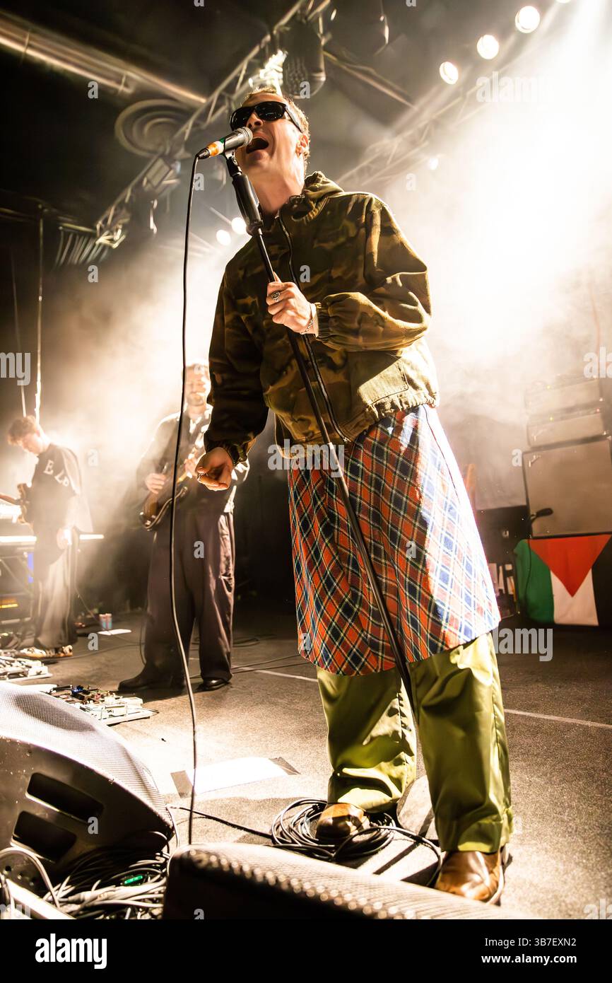 Milan, Italy. 05th May, 2025. The Irish band THE MURDER CAPITAL performs live on stage at ...