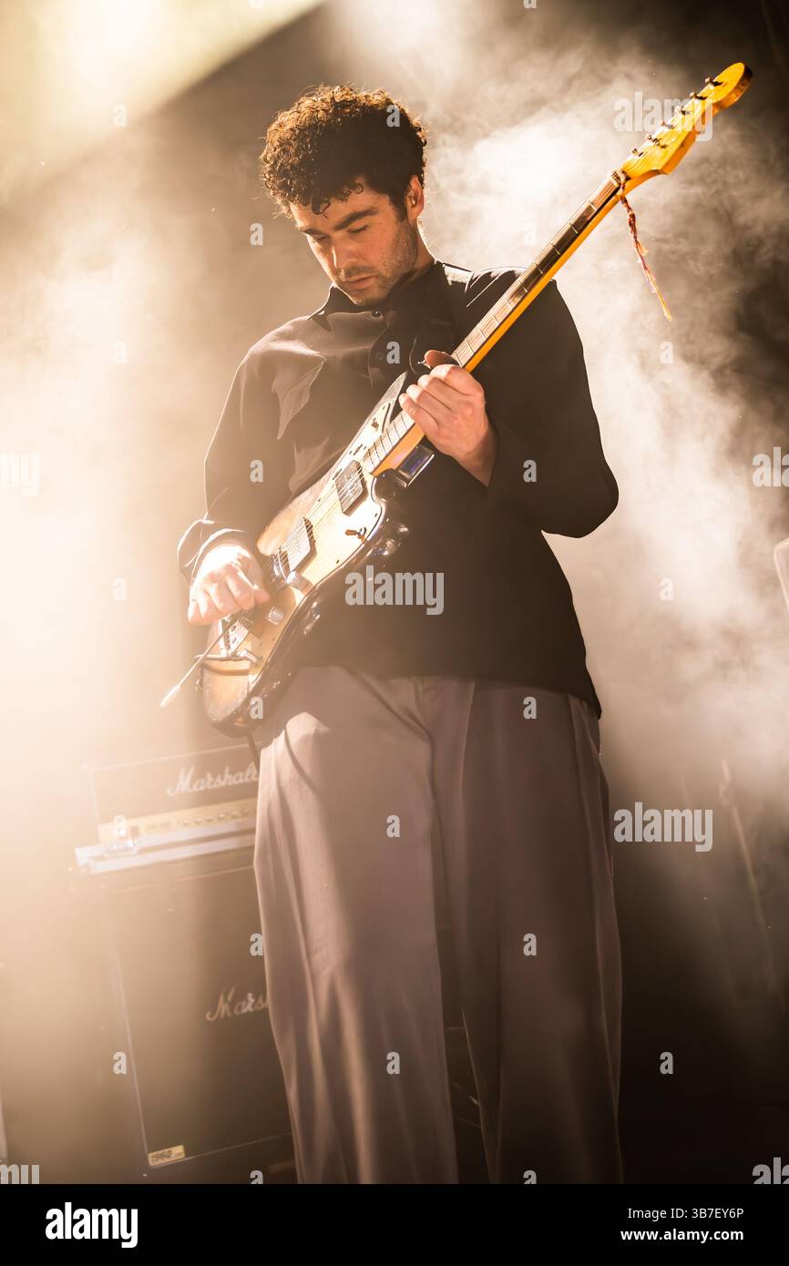 Milan, Italy. 06th May, 2025. The Irish band THE MURDER CAPITAL performs live on stage at ...