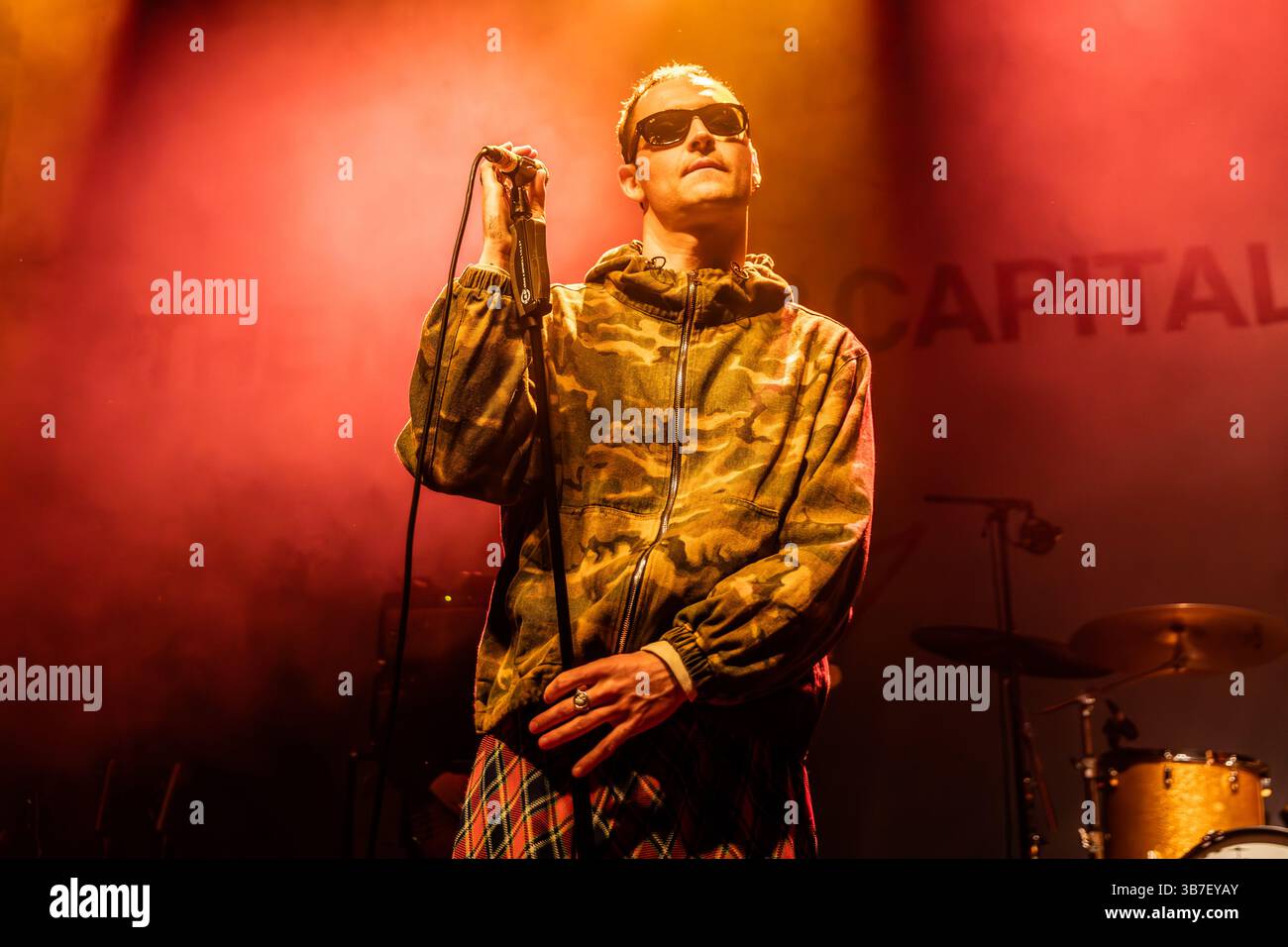 Milan Italy. 06th May 2025. The Irish band THE MURDER CAPITAL performs live on stage at Alcatraz ...