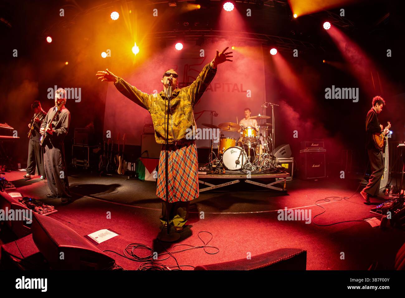 Milan, Italy. 05th May, 2025. The Irish band THE MURDER CAPITAL performs live on stage at ...