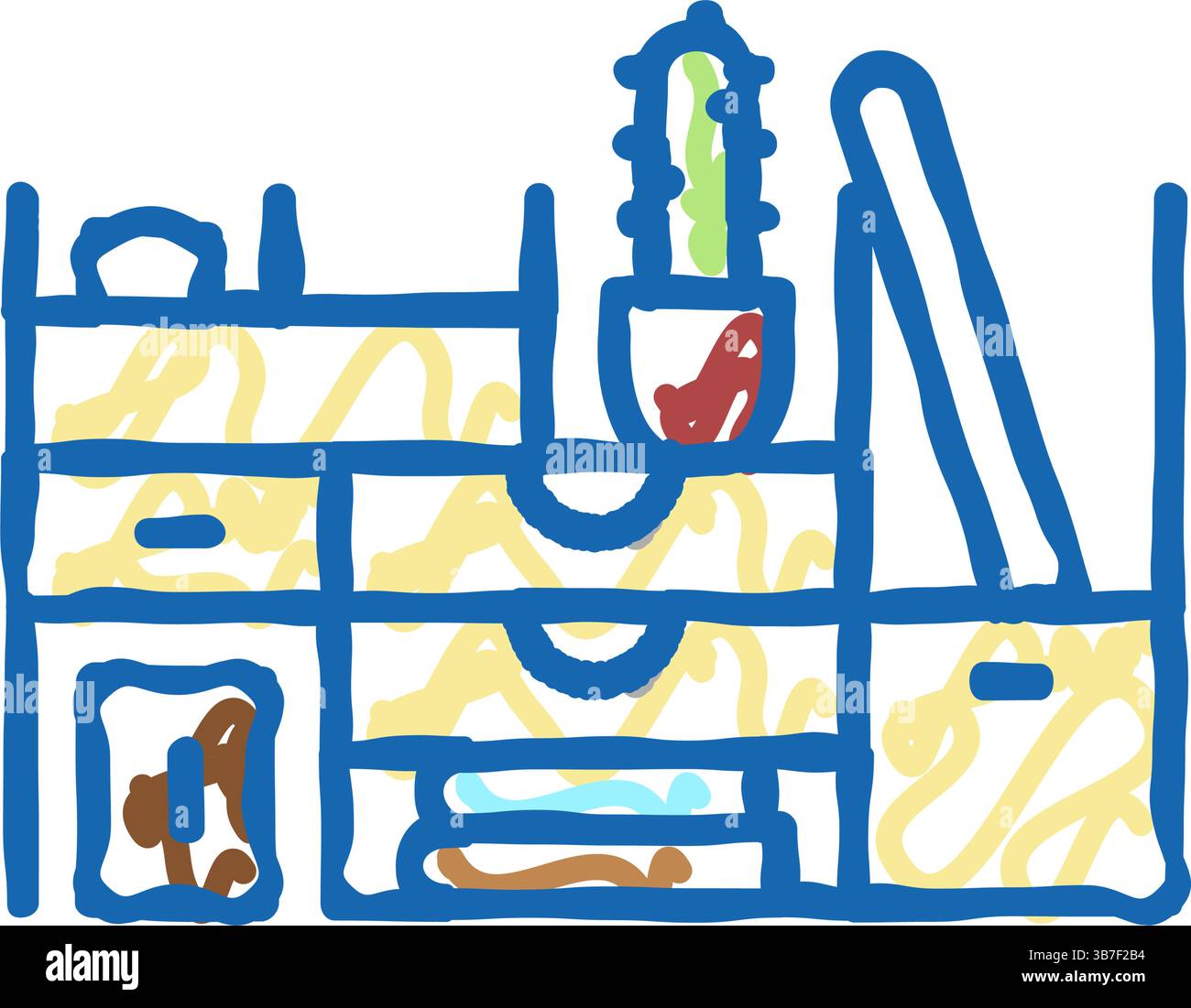 Rattan rack Stock Vector Images - Alamy