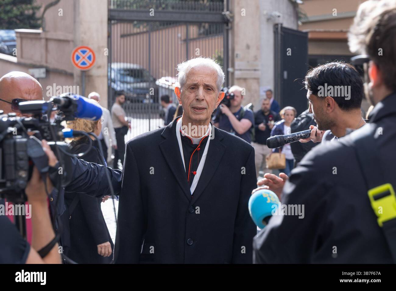 Rome, Italy. 06th May, 2025. Cardinal Mario Aurelio Poli arrives at St ...