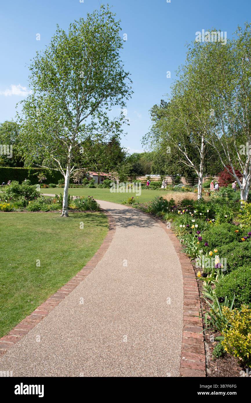 The Walled Garden Burnby Hall Stock Photo - Alamy