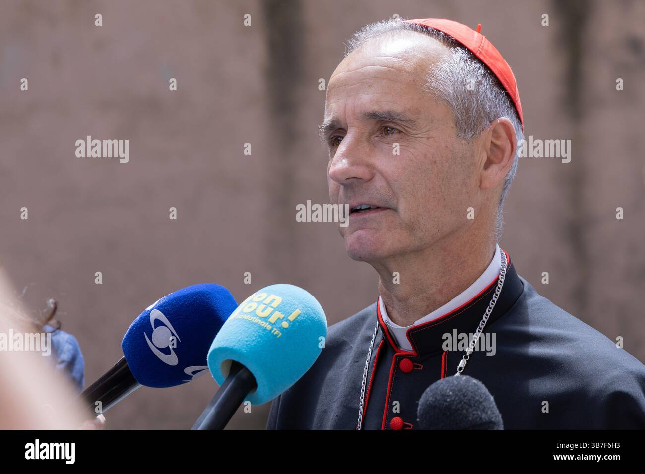 Cardinal Jean-Paul Vesco leaves St. Peter's Square after the Twelfth ...