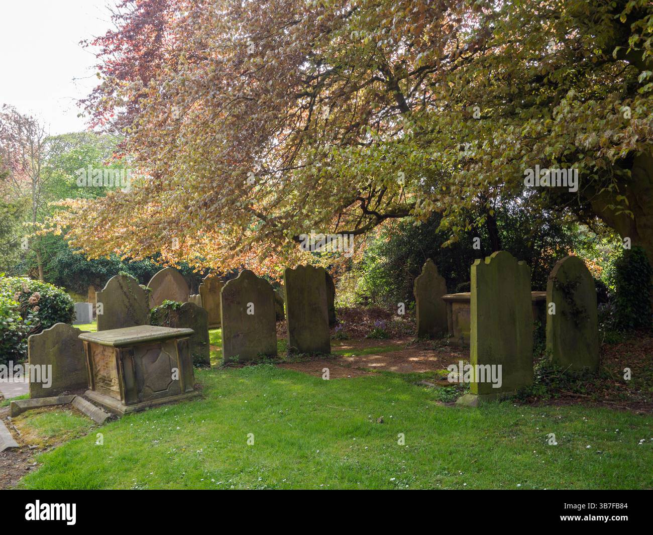 Howden Minster Graveyard Stock Photo - Alamy