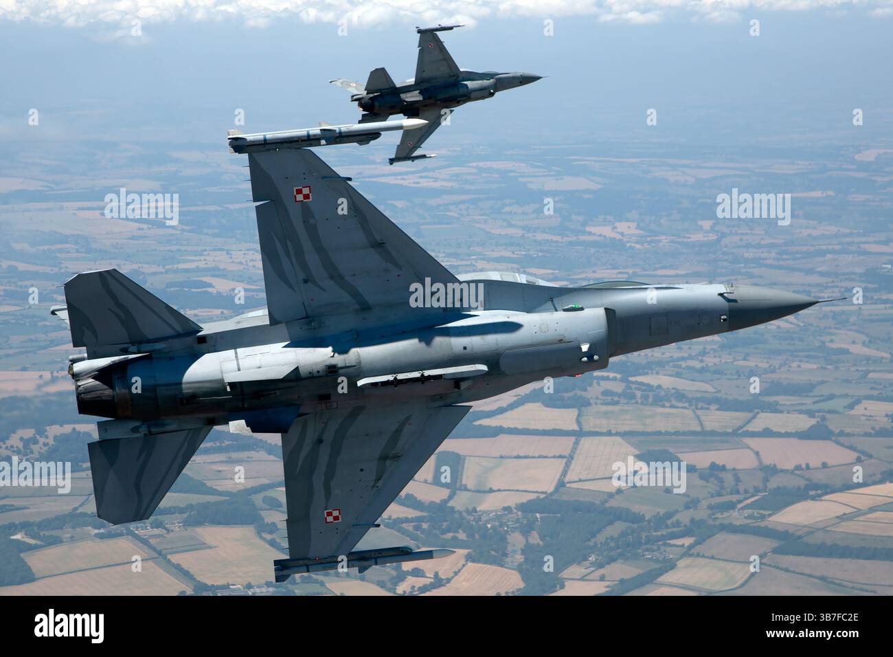 The Polish Air Force's Lockheed Martin F-16C Fighting Falcons ...