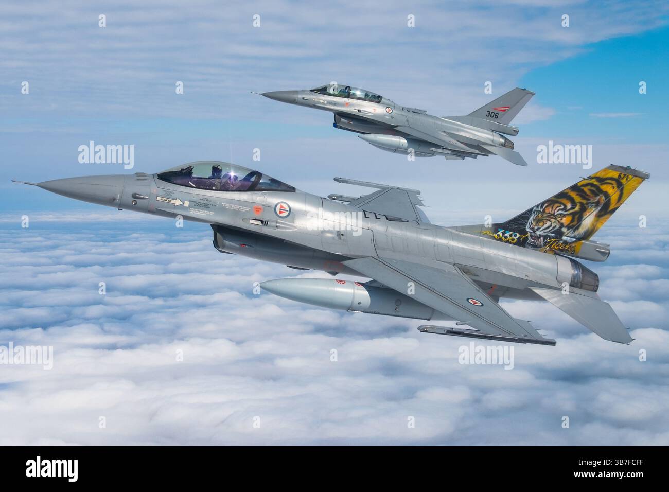 The Royal Norwegian Air Force's F-16AM Fighting Falcon, registrations ...