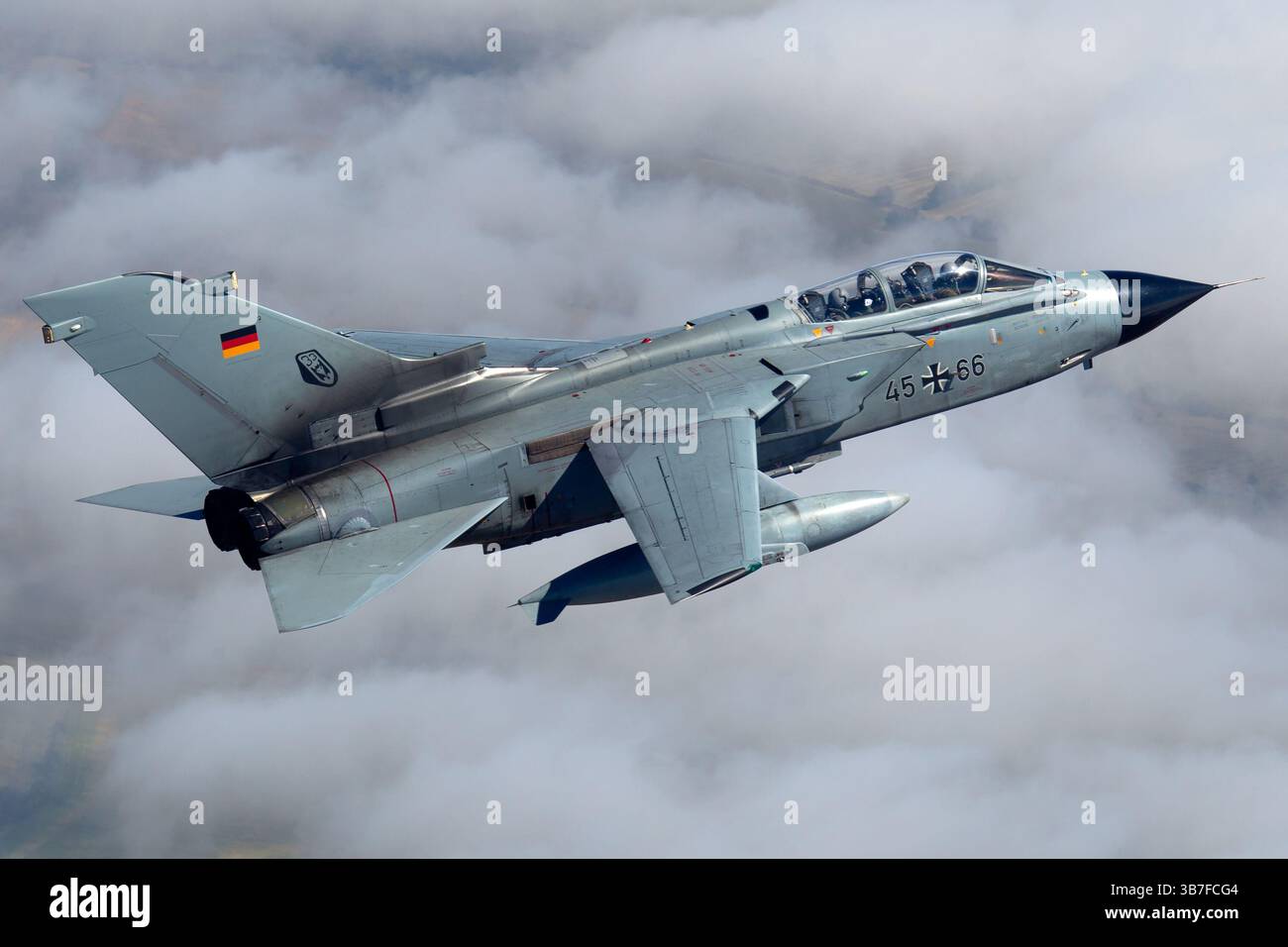 The German Air Force Panavia Tornado IDS, registration 4566, is a ...