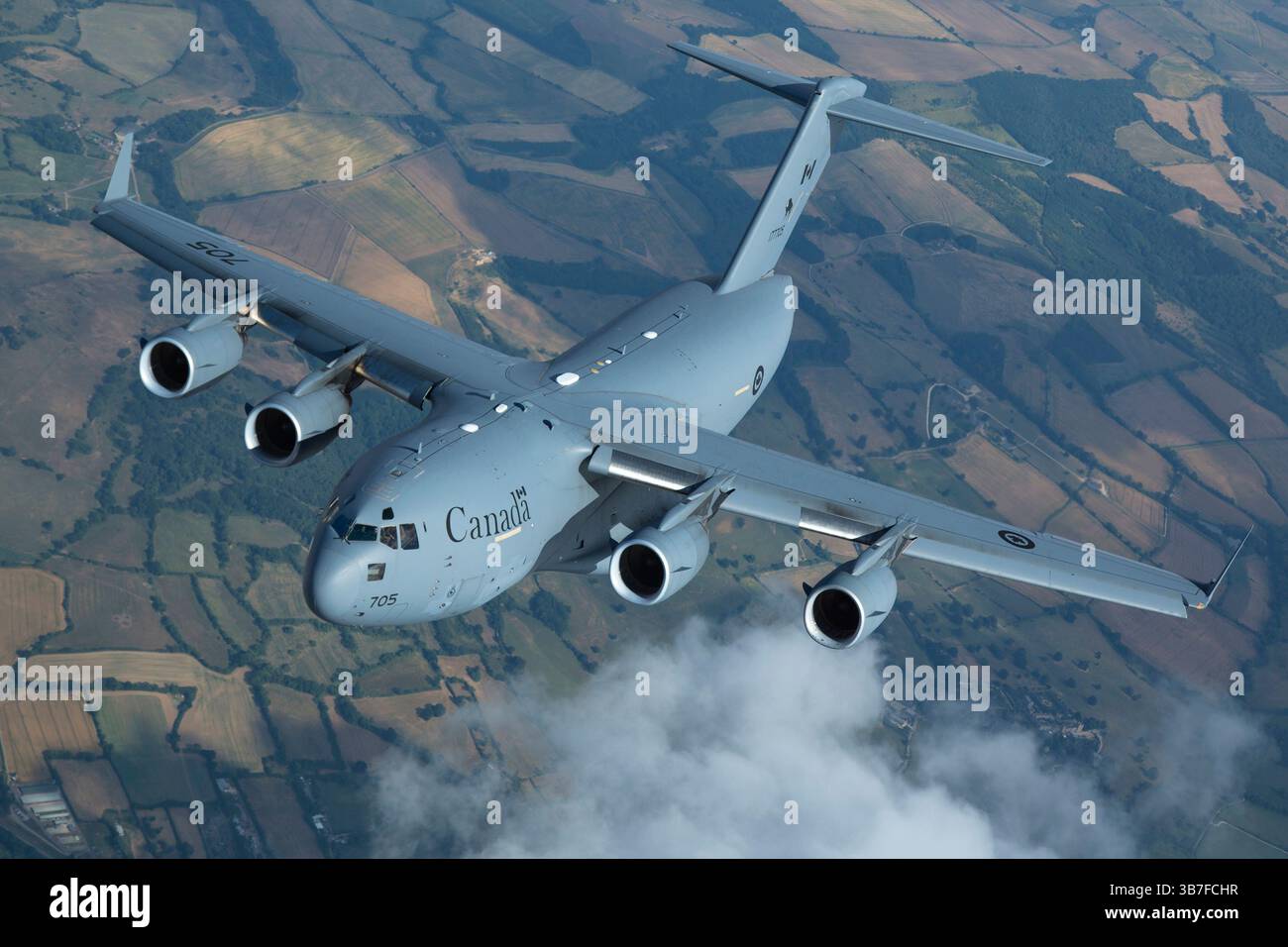 The Canadian Air Force’s Boeing CC-177 Globemaster III, Reg. 177705, is ...