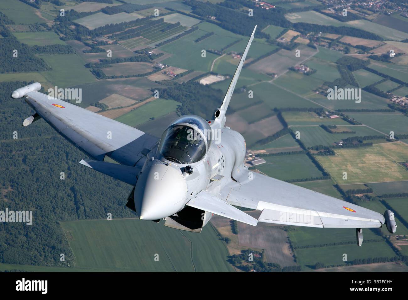 The Spanish Air Force's Eurofighter Typhoon (Reg. 11-1613) is a highly ...