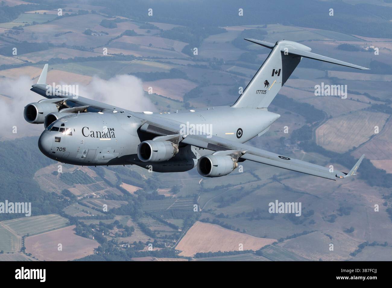 The Boeing CC-177 Globemaster III, Reg. 705, is a versatile transport ...
