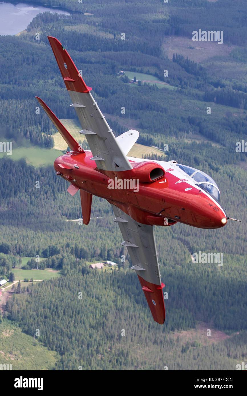 The Finnish Air Force's British Aerospace Hawk Mk.51A, registration HW ...