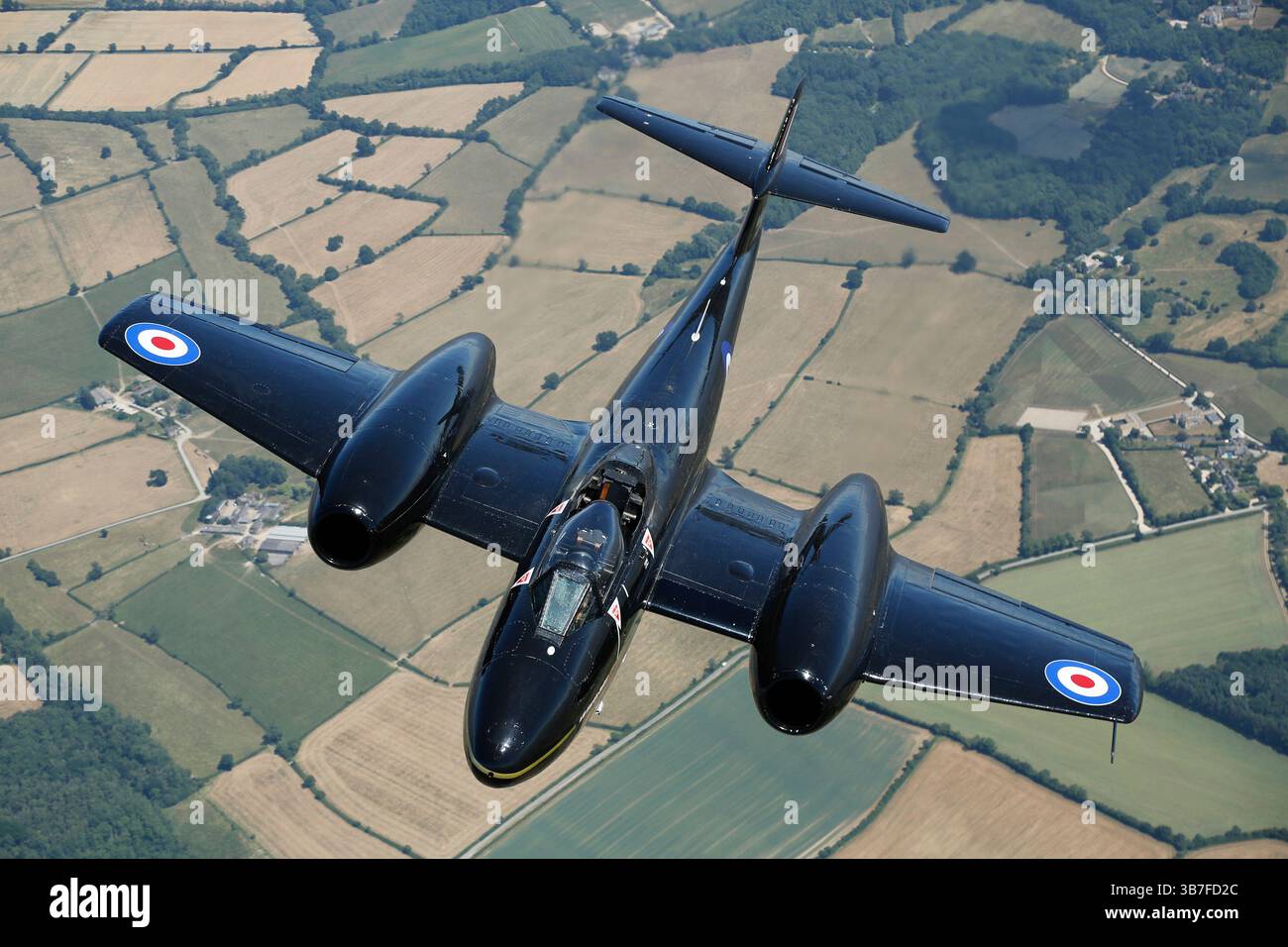 The Gloster Meteor T7, with registration WA638, is a variant of the ...