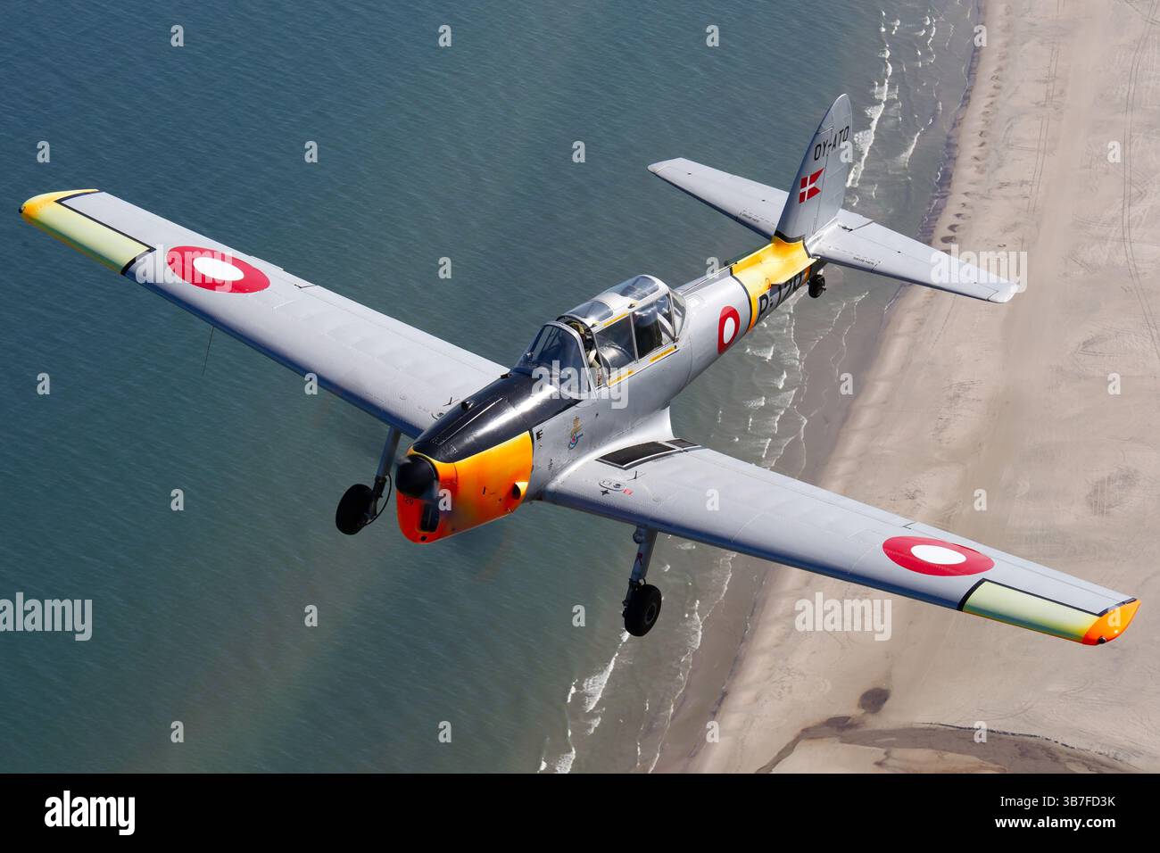 The De Havilland Canada DHC-1 Chipmunk 22, registered OY-ATO, is a ...