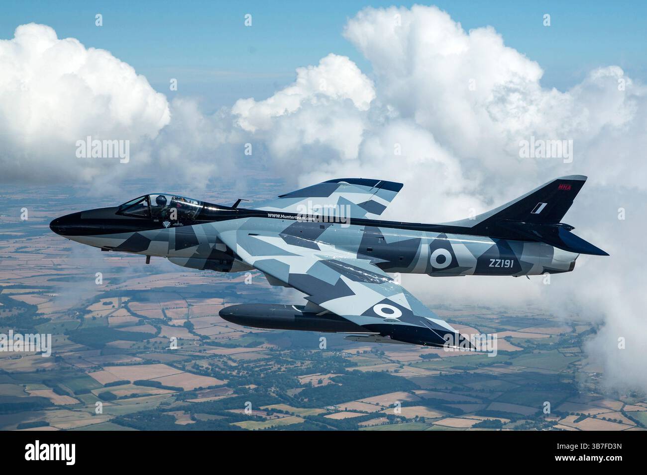 The Hawker Hunter F58, registration ZZ191, is a British jet fighter ...