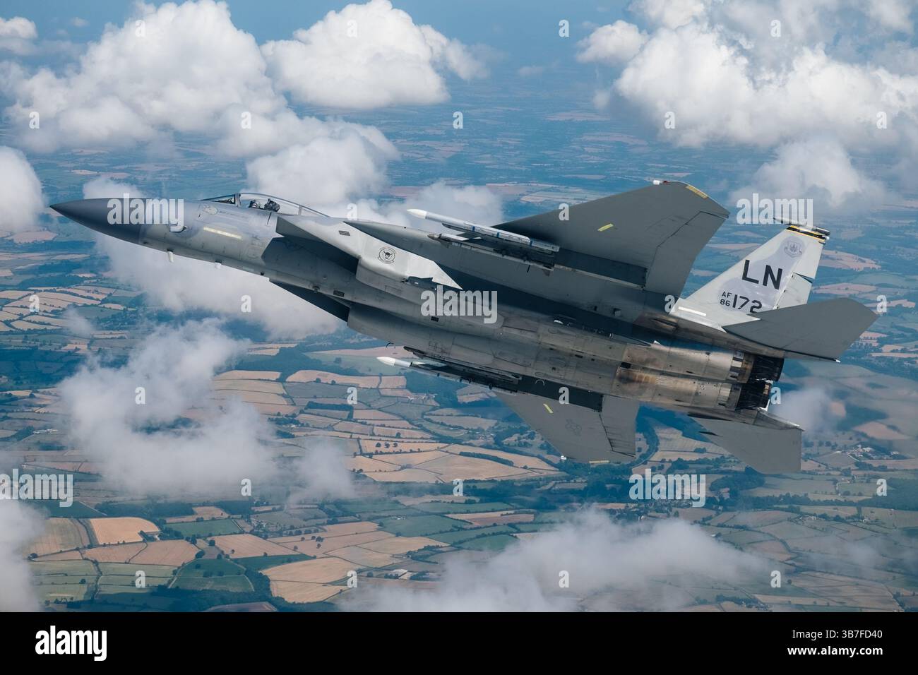 The McDonnell Douglas F-15C Eagle, registered 86-172, is an advanced ...