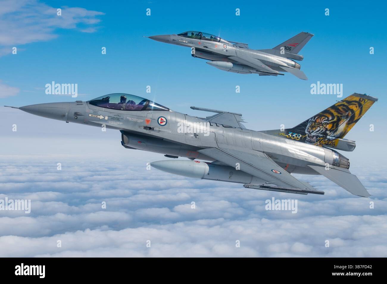 The Royal Norwegian Air Force's F-16AM Fighting Falcon, registrations ...