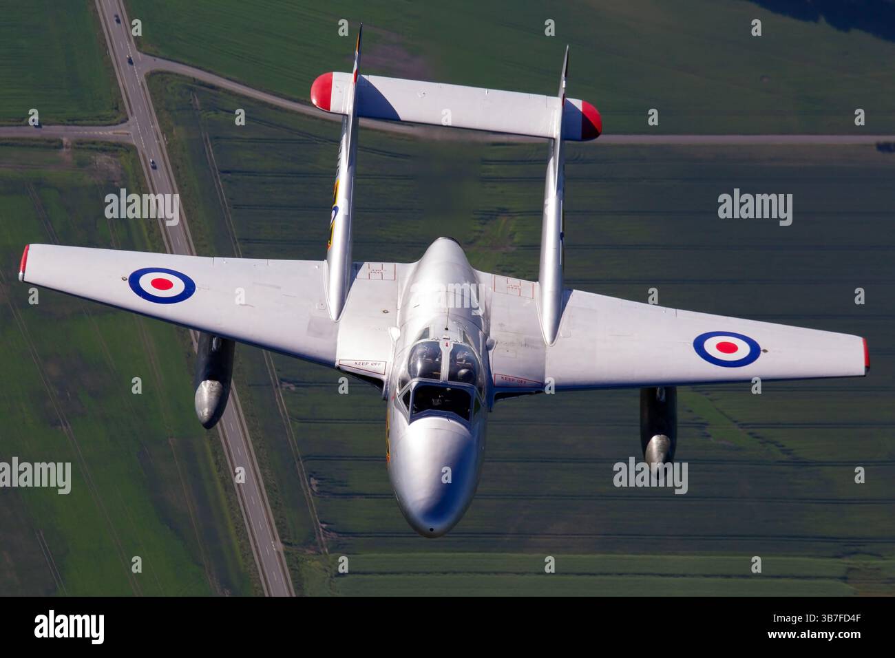 The De Havilland DH.100 Vampire, used by the Royal Norwegian Air Force ...