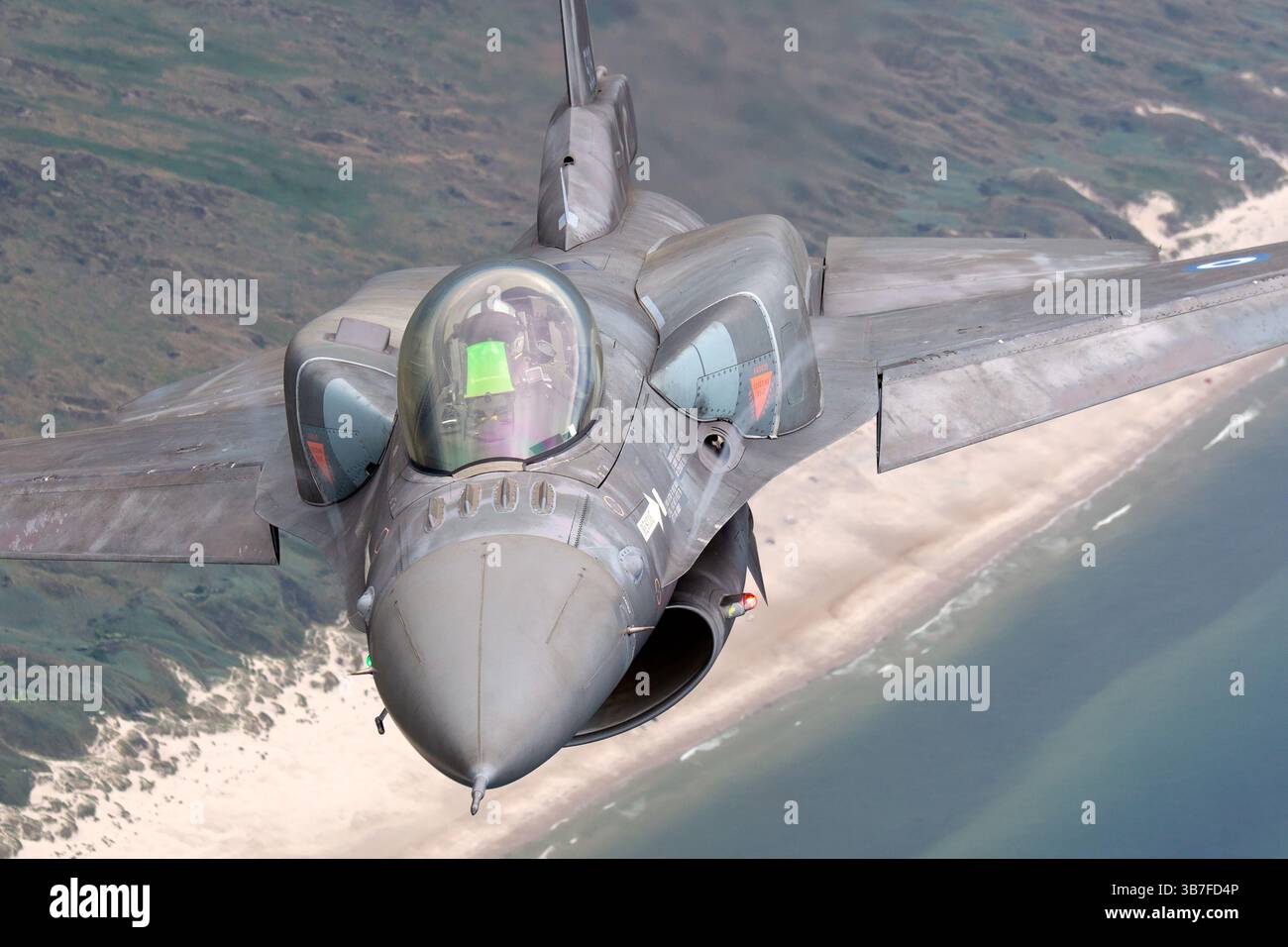 The Greek Air Force's General Dynamics F-16 Fighting Falcon, equipped ...