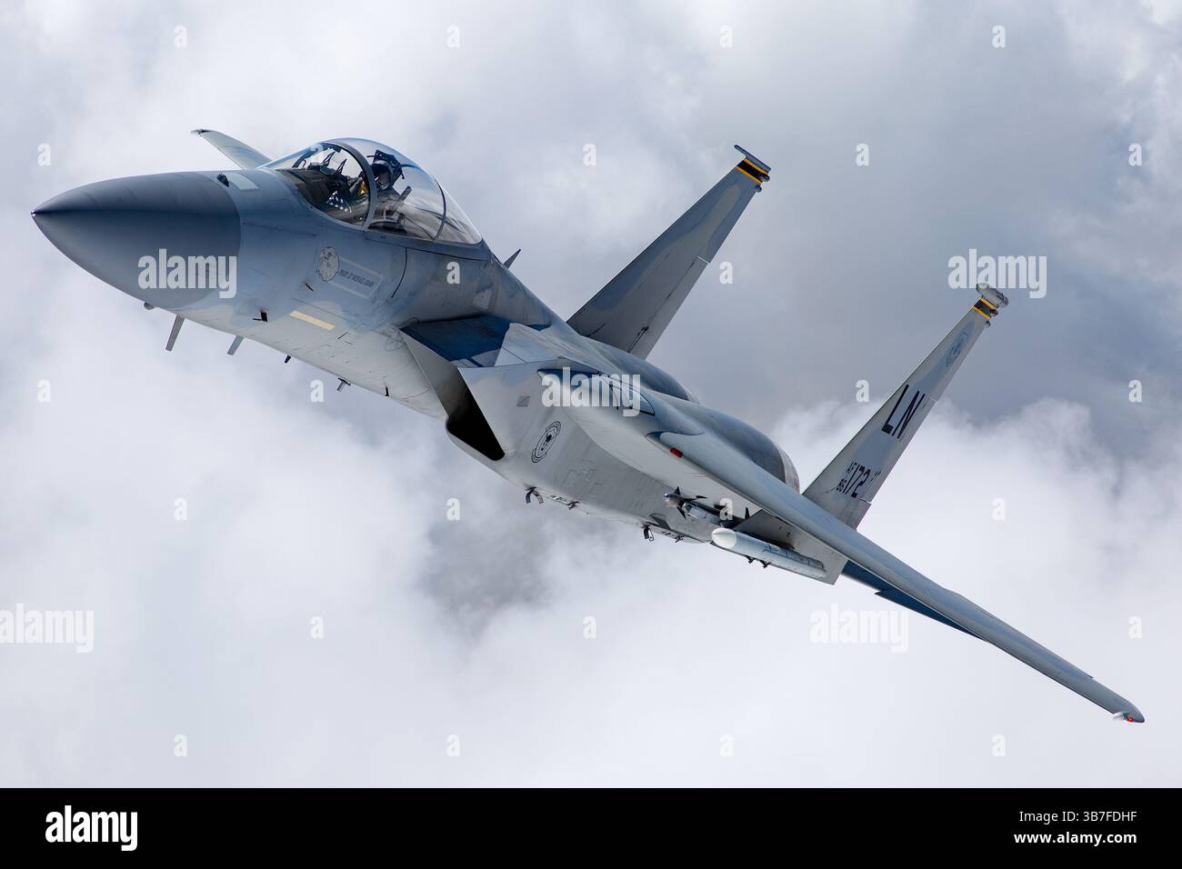 The McDonnell Douglas F-15C Eagle, registration 86-0172, is an advanced ...