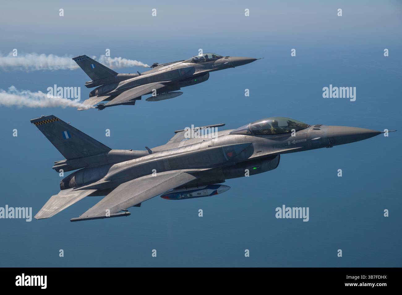 The Greek Air Force’s General Dynamics F-16 Fighting Falcon (Reg. 536 ...