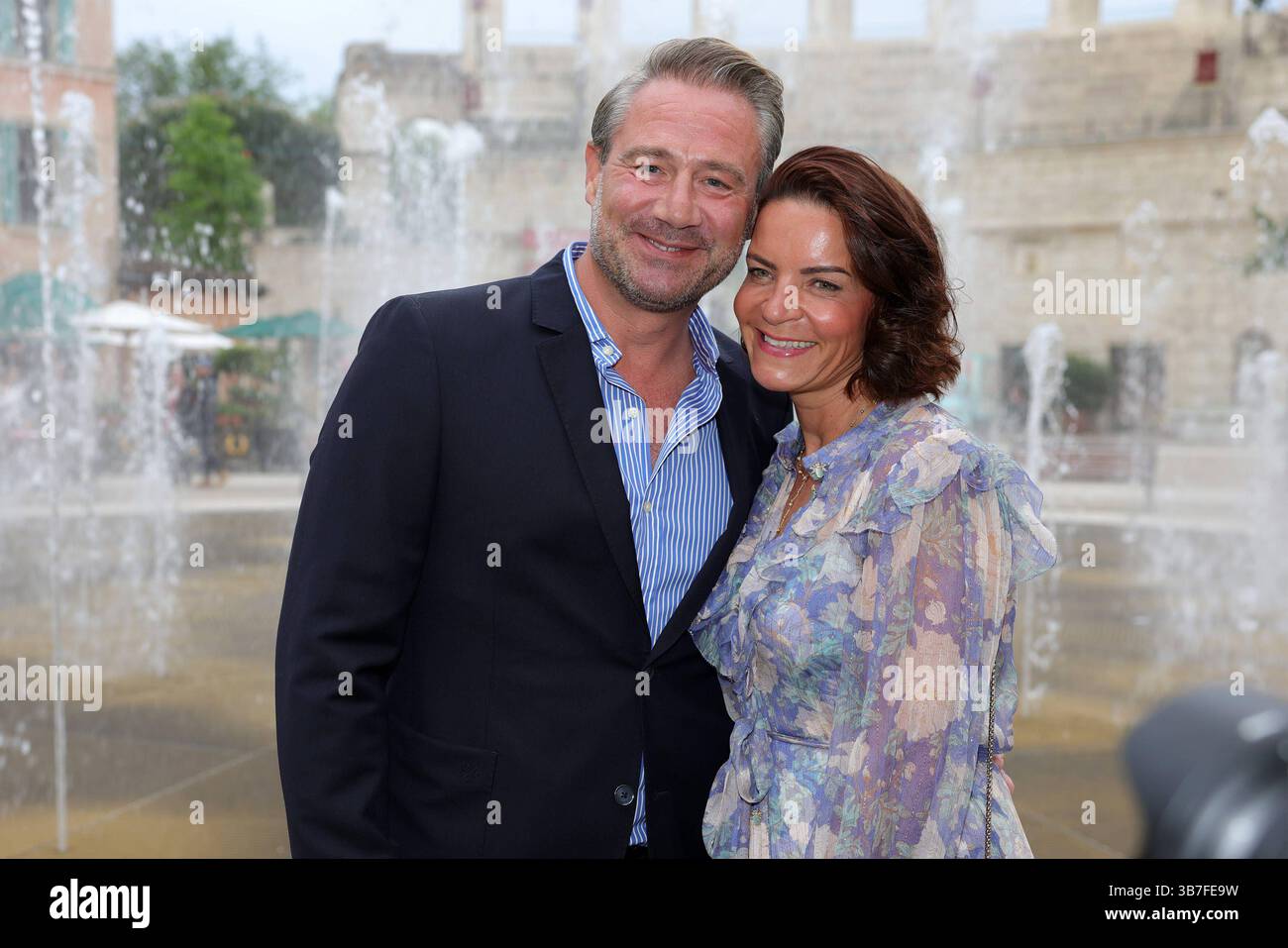 Europa-Park Eagles Charity Golfcup 2025 Sänger Sasha mit Ehefrau Julia ...