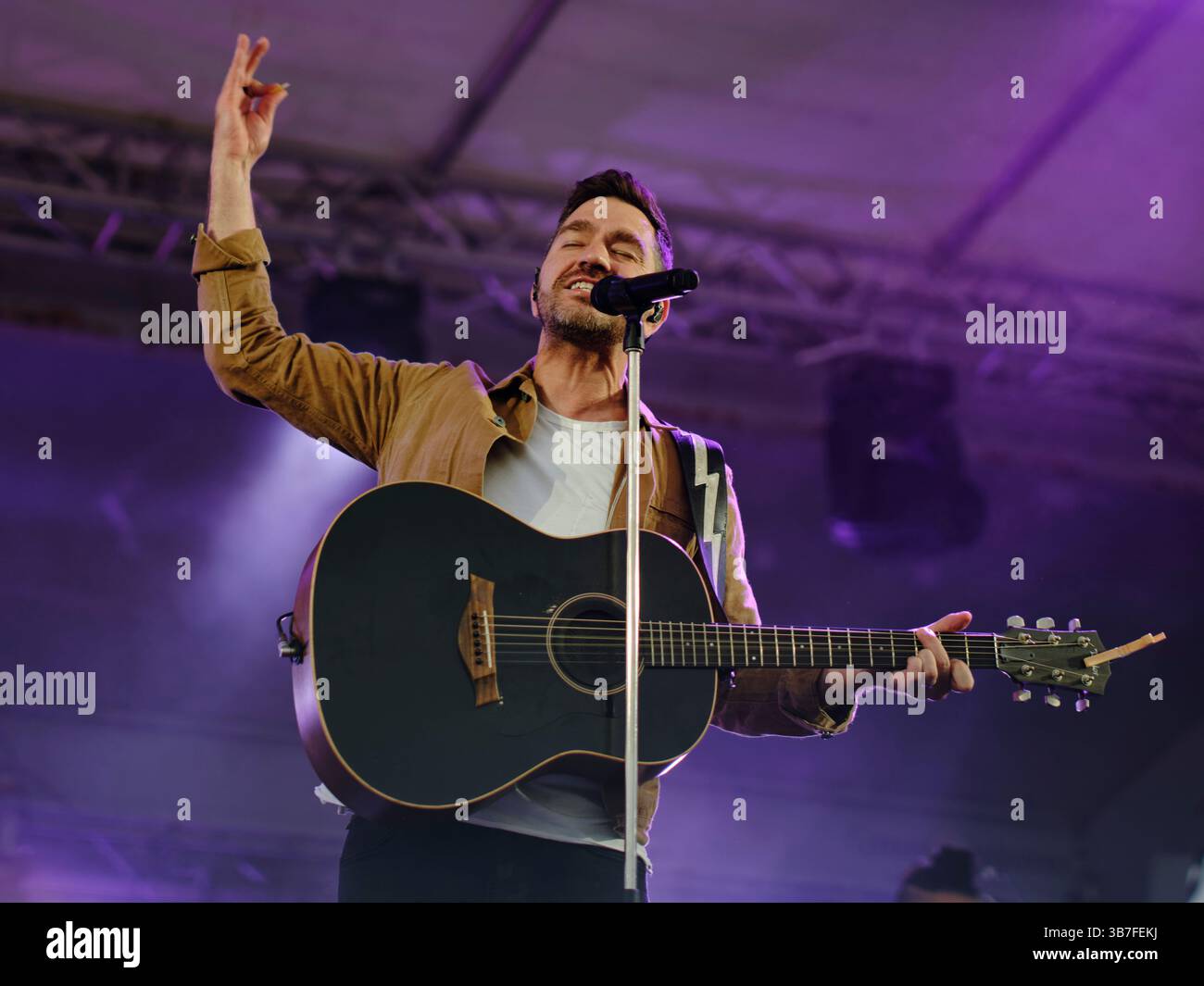 May 25, 2024, Yokosuka, Japan: Singer and songwriter Andy Grammer ...