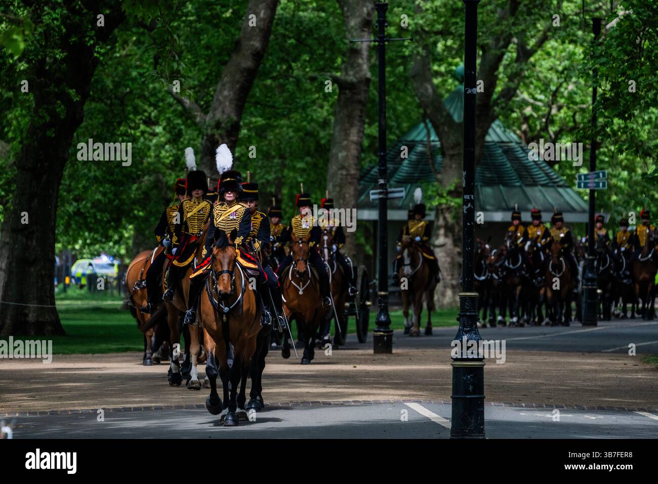 London, UK. 6th May, 2025. Major General James Bowder, OBE also carries ...