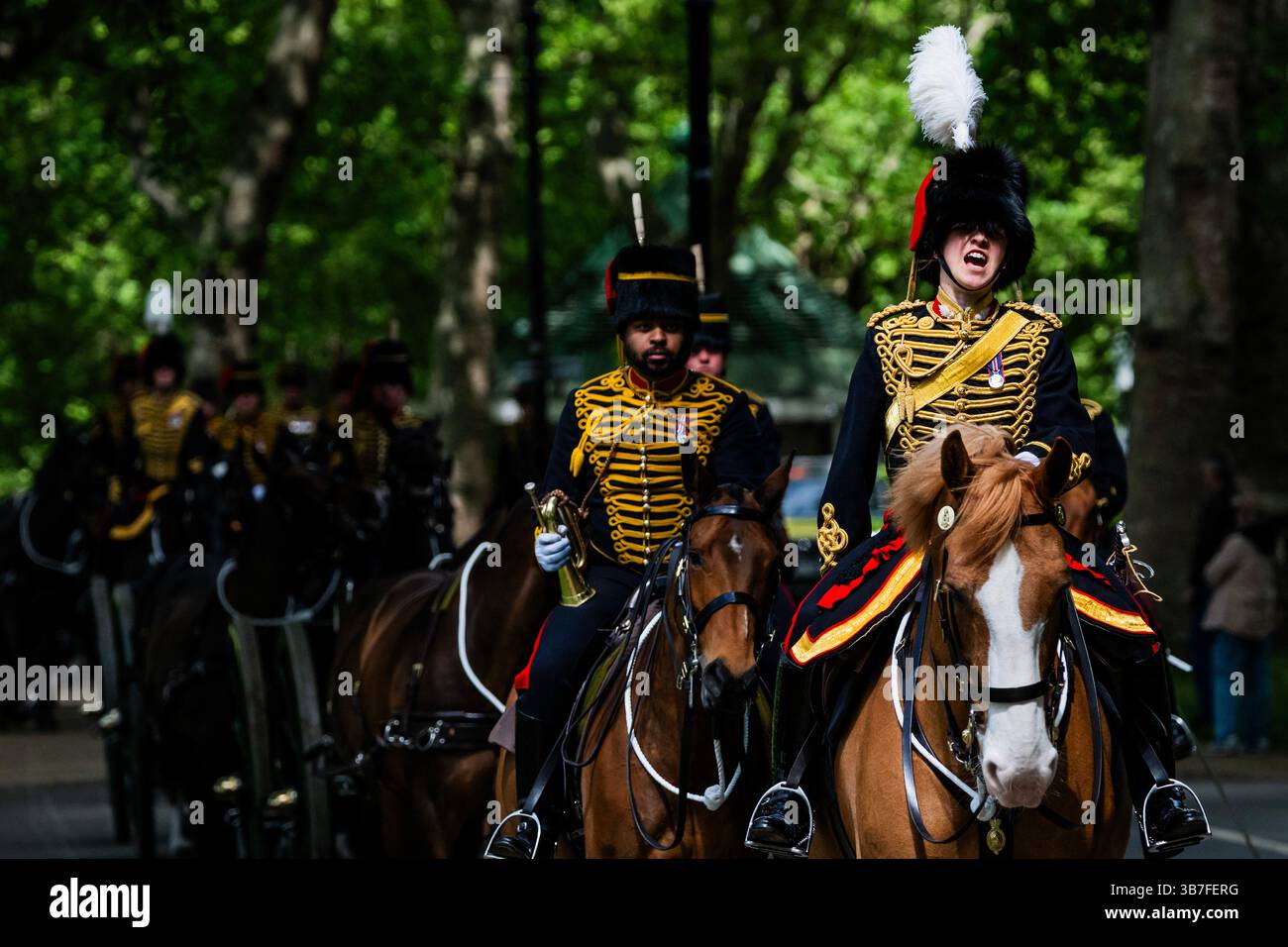 London, UK. 6 May 2025. Major General James Bowder, OBE also carries ...