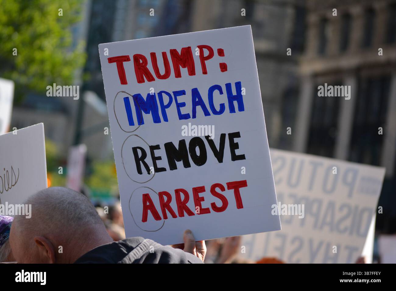 May Day demonstration in support of workers' rights and against the ...
