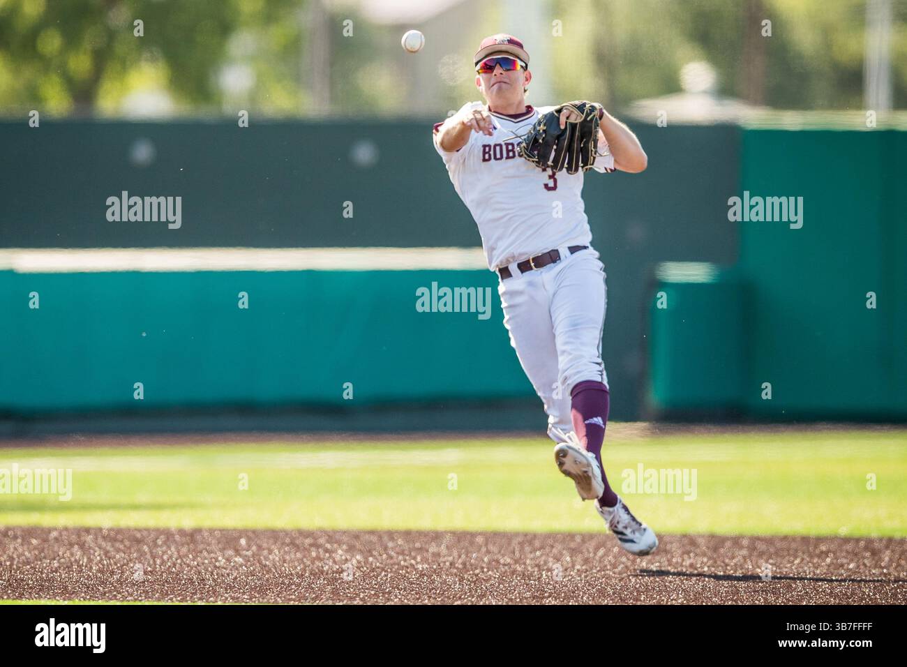 San Marcos, Texas, USA. 3rd May, 2025. Texas State Bobcats infielder ...